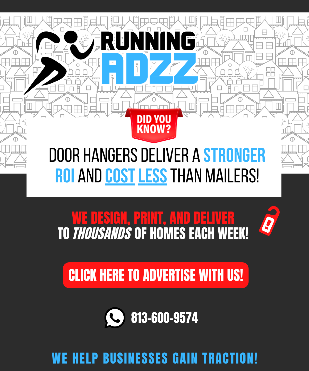 Running Adzz - Full Service Door Hanger Delivery